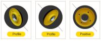 China Single / Double Flange Overhead Crane Wheels Durable High Tensile Strength for sale