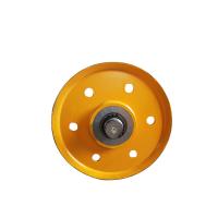 China Forging Crane Trolley Wheels Container Cast Steel Block Drum Pulley Sheave for sale