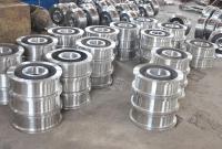 China Carbon Steel Overhead Crane Wheels High Hardness Good Wear Resistance for sale