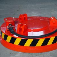 China Crane Scrapyard Electromagnet 2T 10T Energy Saving Strong Attraction Force for sale