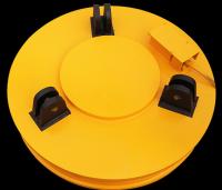 China DC 24V Excavator Lifting Electromagnet , Scrap Handling Magnets Light Self Weight for sale