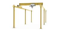 China Energy Efficient Single Girder Overhead Crane Europe Style With Remote Control for sale