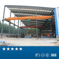 China Yellow Single Girder Overhead Crane , Electric Single Beam Crane Smooth Running for sale