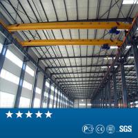 China Yellow Single Girder Overhead Crane , Electric Single Beam Crane Smooth Running for sale