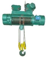 China 2 Ton Electric Wire Rope Hoist With Motorized Trolley Large Toque Stable Operation for sale