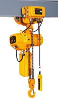 China Yellow Color Motorised Chain Hoist 2T 3T 5T Lifting Usage Pendant Control for sale