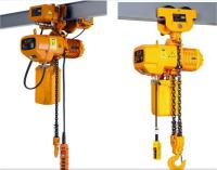 China Trolley / Hook Type Electric Chain Hoist , Motorized Chain Hoist 0.5T - 10T for sale