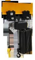 China Low Headroom Electric Chain Hoist , Low Noise Motorised Chain Block With Trolley for sale