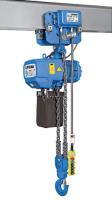 China Low Headroom Electric Chain Hoist , Low Noise Motorised Chain Block With Trolley for sale