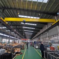 China Span 6.4m Overhead Travelling Crane , 2 Ton Safe Single Beam Bridge Crane for sale