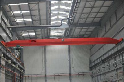 China 10 Ton Single Girder Overhead Crane European Standard Electric Motor Drive for sale