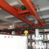 China Indoor 10T Double Girder Bridge Crane Electric Hoist Trolley Energy Saving for sale