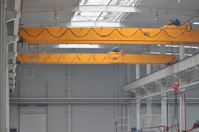 China Electric Double Girder Overhead Crane 10-50 Ton High Working Effiency For Workshop for sale