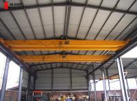 China Indoor 10T Double Girder Bridge Crane Electric Hoist Trolley Energy Saving for sale