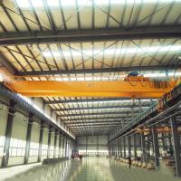 China Customized Double Beam Bridge Crane 20 Ton With Overload Protection Device for sale