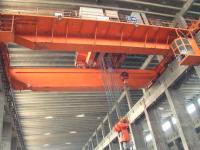 China Warehouse Monorail Double Beam Overhead Crane 50 Ton High Work Efficiency for sale