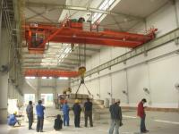 China 7.5-31.5m Span Double Girder Overhead Crane , Double Beam Bridge Crane ISO Standard for sale