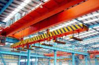 China Revolving Electromagnet Double Girder Bridge Crane With  Slewing Carrier Beam for sale