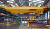 China Double Girder Overhead Travelling Crane , Driver Room 25 Ton Electric Bridge Crane for sale