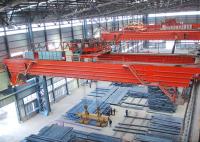 China 7.5-31.5m Span Double Girder Overhead Crane , Double Beam Bridge Crane ISO Standard for sale