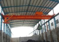China Hydraulic Grapple Grab Overhead Crane Double Girder 3 Phase 380V 50Hz for sale