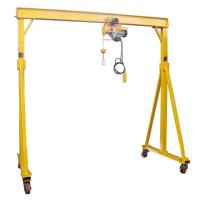 China Custom Color Portable Gantry Crane 5 Ton , Movable Gantry Crane Easy Installation for sale