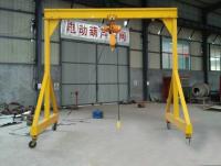 China Custom Color Portable Gantry Crane 5 Ton , Movable Gantry Crane Easy Installation for sale
