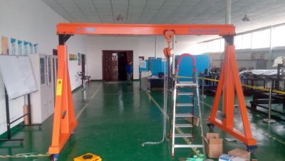 China Workshop 1T 5T Adjustable Height Gantry Crane With Wheel High Efficiency for sale