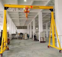 China Workshop 1T 5T Adjustable Height Gantry Crane With Wheel High Efficiency for sale