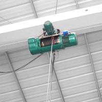 China 3m 220V 380V Electric Wire Rope Hoist , 1.5 Ton 2 Ton Wire Rope Hoist for sale