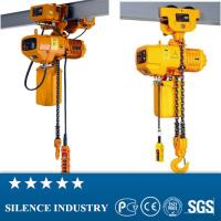 China 2000kg Low Headroom Chain Hoist Yellow Color Compact High Safety Performance for sale