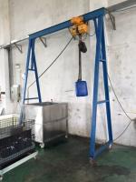 China Lightweight Portable Gantry Crane Small Boat Lifting Wireless Remote Control for sale