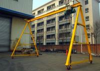 China Mobile Small Gantry Hoist 3T 5T 10T Lifting Capacity Steel Structure High Strength for sale