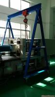 China Mobile Small Gantry Hoist 3T 5T 10T Lifting Capacity Steel Structure High Strength for sale