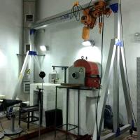 China Alluminium Light Duty Gantry Crane 0.5T 1T Moisture Corrosion Protection for sale