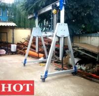 China Alluminium Light Duty Gantry Crane 0.5T 1T Moisture Corrosion Protection for sale