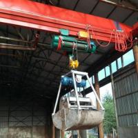 China 3T 5T 10T Single Girder Overhead Crane , Grab Bridge Crane Strong Bearing Capacity for sale