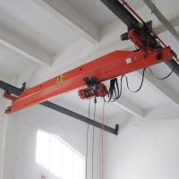 China 5 Ton Single Girder Overhead Crane , Light Duty Bridge Crane Small Volume for sale
