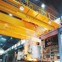 China Ladle Foundry Double Girder Overhead Crane , Casting Steel Mill 50 Ton Bridge Crane for sale