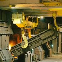 China Ladle Foundry Double Girder Overhead Crane , Casting Steel Mill 50 Ton Bridge Crane for sale