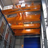 China Ladle Foundry Double Girder Overhead Crane , Casting Steel Mill 50 Ton Bridge Crane for sale