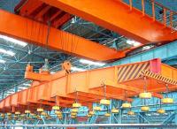 China Revolving Electromagnet Double Girder Bridge Crane With  Slewing Carrier Beam for sale
