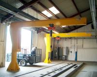 China Compact Fast Loading Steel 11T Standing Column Jib Crane for sale
