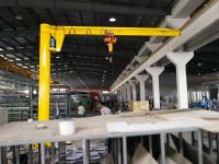 China Customized Outdoor Workshop Column Mounted Jib Crane for sale