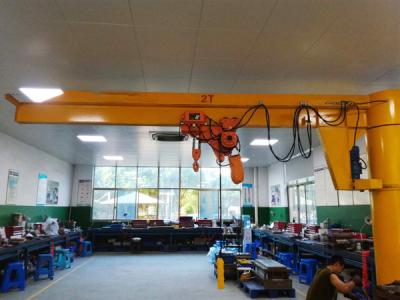 China Customized Outdoor Workshop Column Mounted Jib Crane for sale