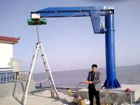 China 12m Span 360 Degree Swing 5T Pillar Mounted Jib Crane for sale