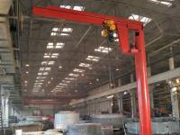China 12m Span 360 Degree Swing 5T Pillar Mounted Jib Crane for sale