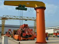 China 12m Span 360 Degree Swing 5T Pillar Mounted Jib Crane for sale