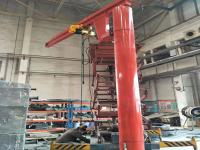 China Rotation 10 Ton Slewing Pillar Mounted Jib Crane for sale