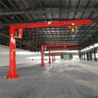 China Electric Hoist Fixed 5 Ton Column Slewing Swing Jib Crane for sale